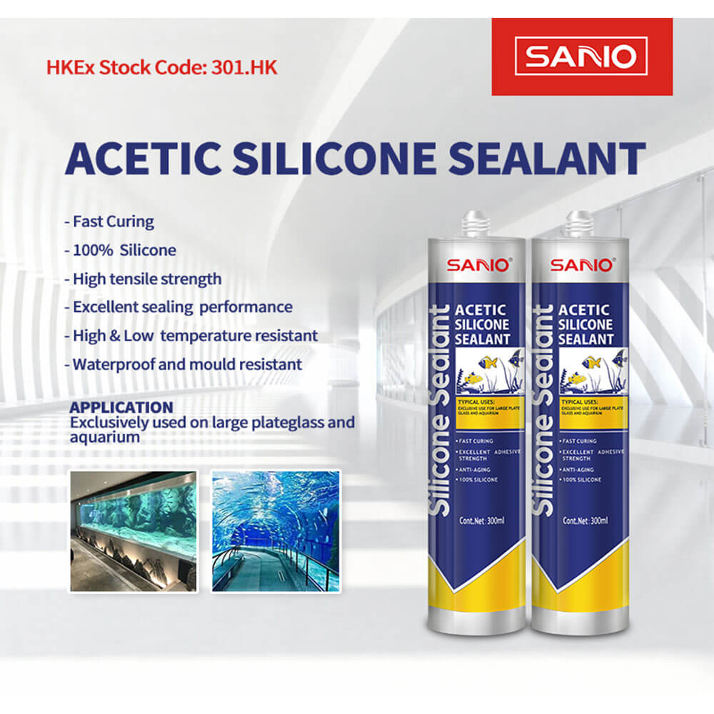 Acetic Structural Silicone Sealant Supplies | Sanvo TB053 Sealant Acetic Structural Silicone Sealant Supplies | Sanvo TB053 Sealant